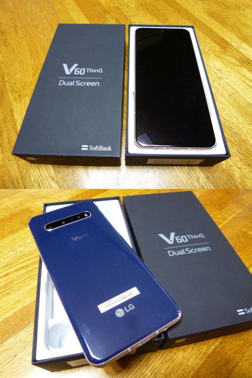 ムスビー｜新品同様 Softbank LG V60 ThinQ 5G フルセット 〔判定 ・Simフリー〕【LG V60 ThinQ 5G ...
