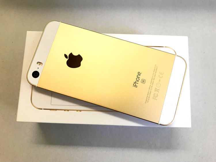 ムスビー｜美品 電池100％ iPhoneSE 128GB Gold SIMフリー【iPhone SE SIMフリー（国内版）】￥14,800