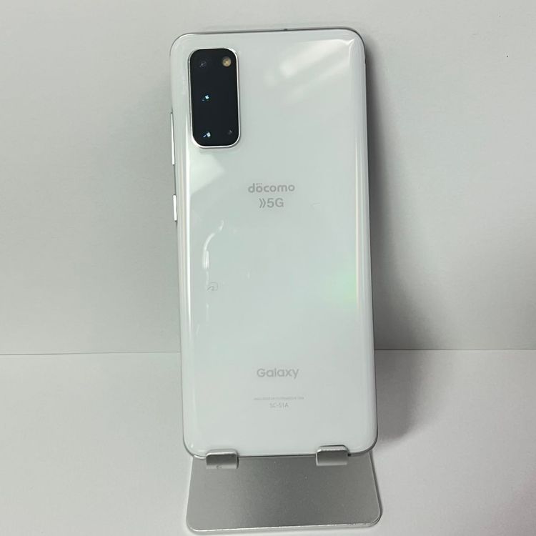 ムスビー｜セイモバイル★SIMフリー docomo Galaxy S20 5G SC-51A ホワイト【Galaxy S20 5G SC-51A NTTドコモ】￥42,500