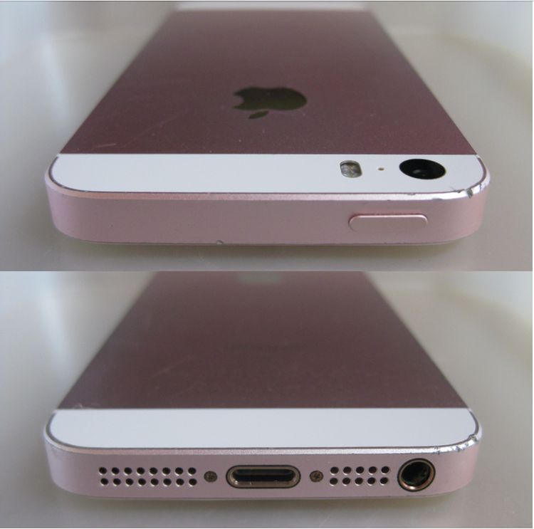 ムスビー｜46 電池新品100％ iPhoneSE 128GB SIMフリー ローズゴールド【iPhone SE SIMフリー（国内版）】￥12,900