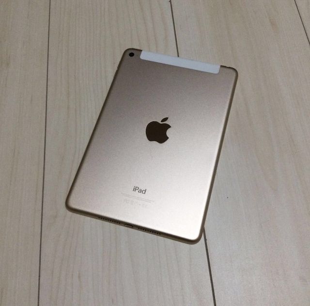 ムスビー｜【極美品】本体のみ Apple iPad mini4 128gb simフリー ゴールド【iPad mini 4 SIMフリー（国内版）】￥26,560